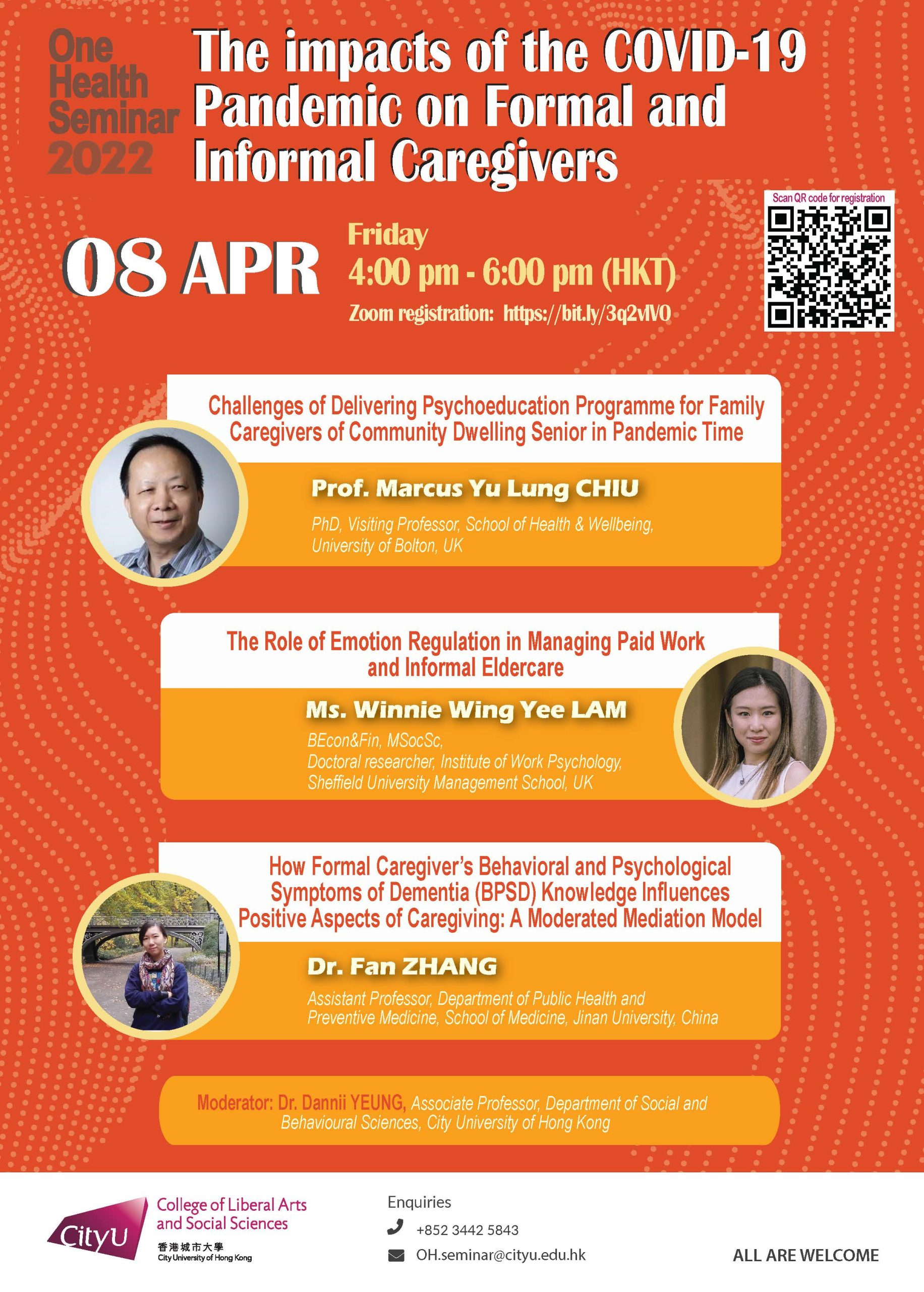 One Health Seminar – The Impacts of the COVID-19 Pandemic on Formal and ...